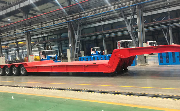 DETACHABLE GOOSENECK TRAILER: shanghai ruiqianhe imp&exp co.,ltd